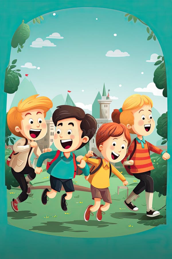 The Poster Designed for the Children S School. Back To School, Kids ...