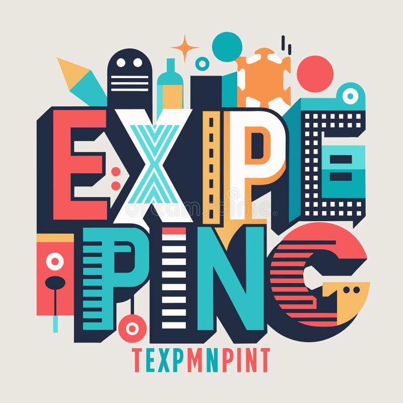 Expo Font Stock Illustrations – 138 Expo Font Stock Illustrations ...