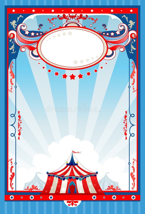 Frame do circo ilustração do vetor. Ilustração de vermelho - 18526265