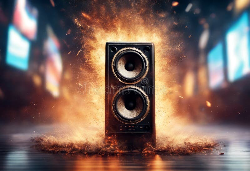 Poster Dpi Speaker Dj Elements Vertical High Exploding Size Space ...