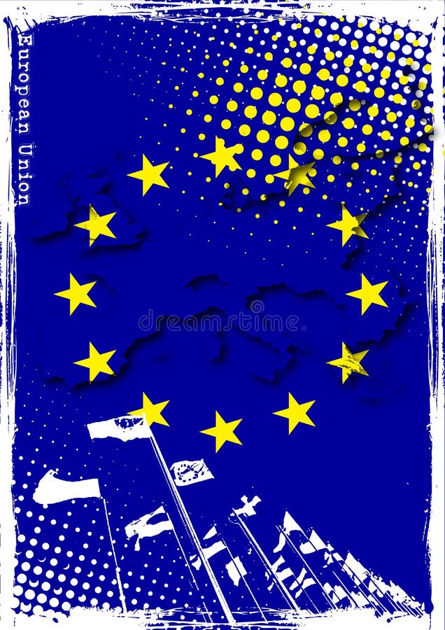 Poster of EU stock vector. Illustration of culture, background - 17688559