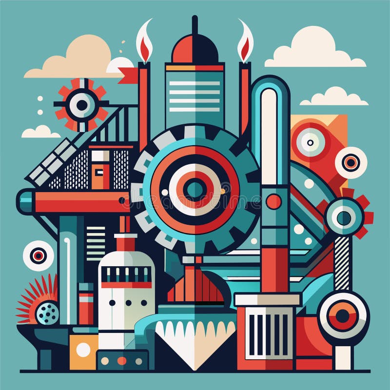 A Poster Featuring a Variety of Different Objects and Elements with an ...