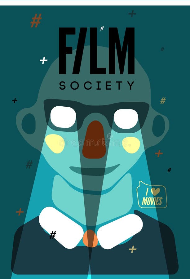 Poster for Film Society. Vector Illustration. Stock Vector ...