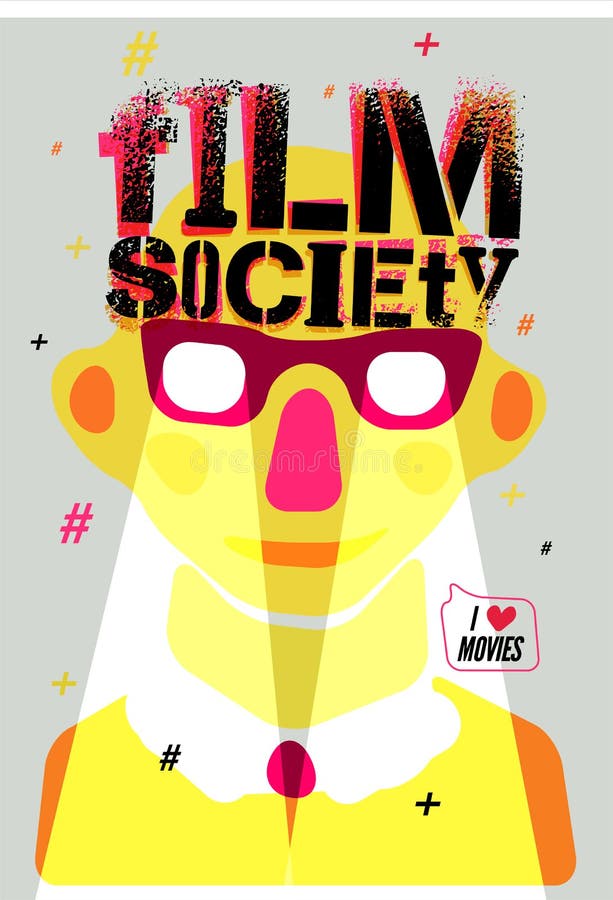 Poster for Film Society. Vector Illustration. Stock Vector ...