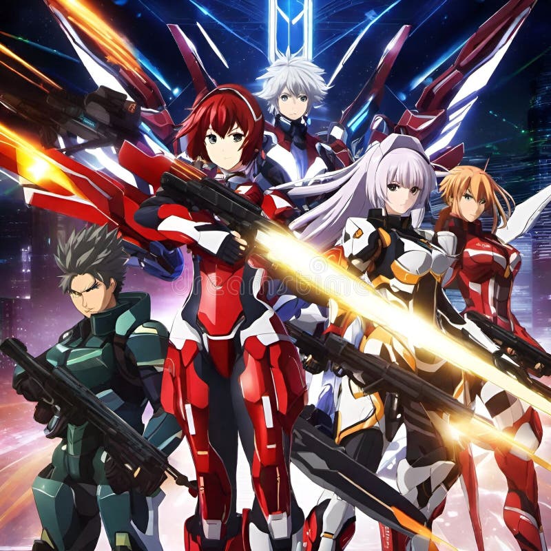 A Poster with a Group of Animated Characters Gathered Together in a ...