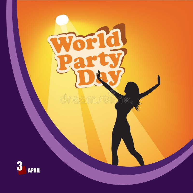 Party Day stock vector. Illustration of calendar, spirit - 214955581