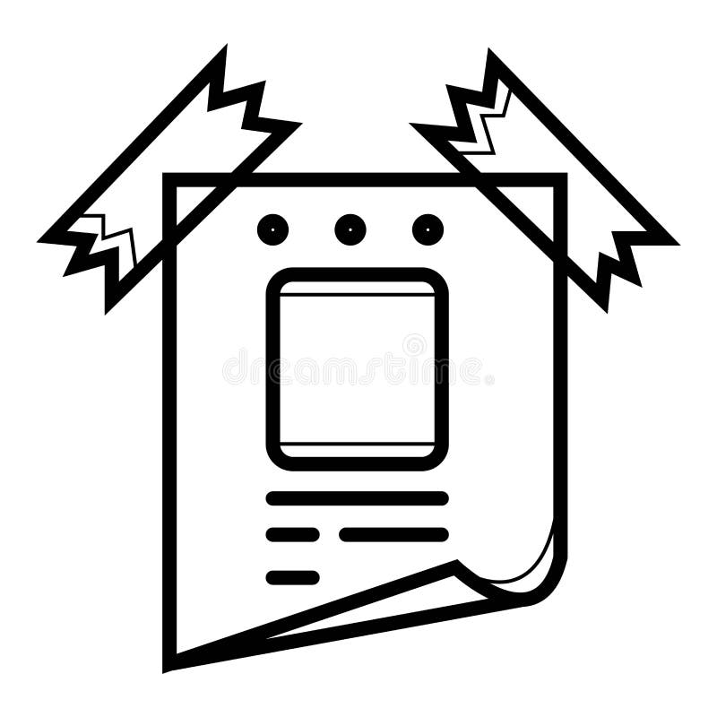 Poster icon vector stock illustration. Illustration of frame - 136762347