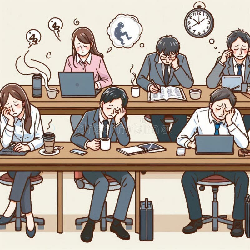 Overtime Workers Stock Illustrations – 235 Overtime Workers Stock ...