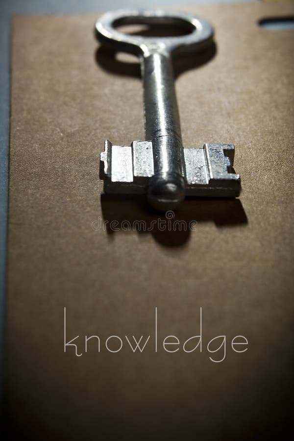 Key to Knowledge stock photo. Image of copy, inspiration - 18461222
