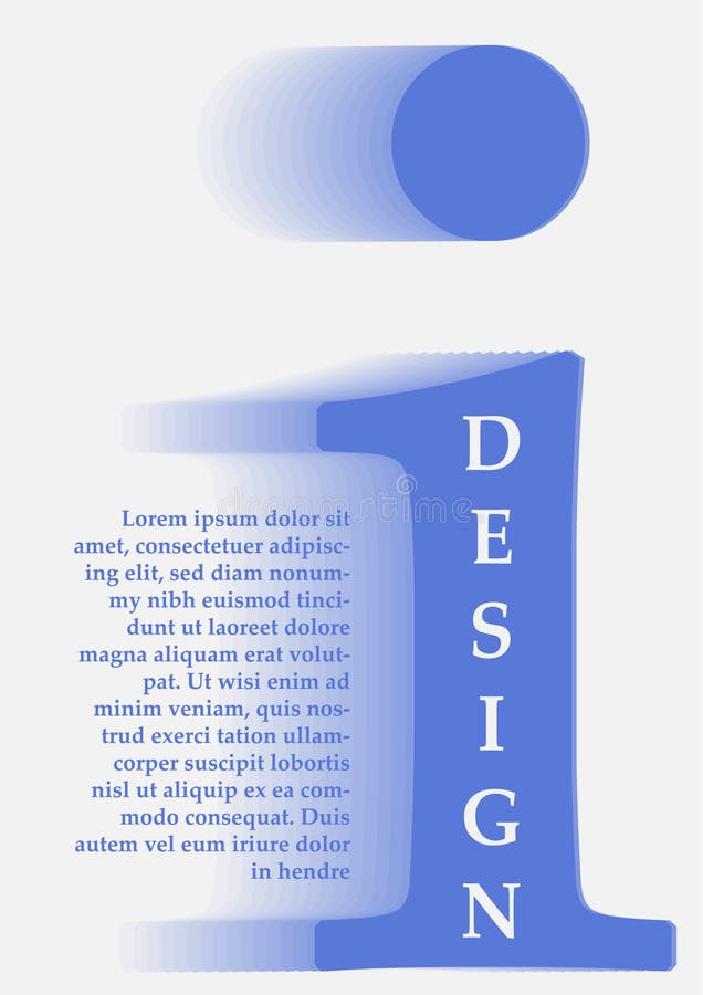 Poster with Letter Vector Concept Stock Vector - Illustration of design ...