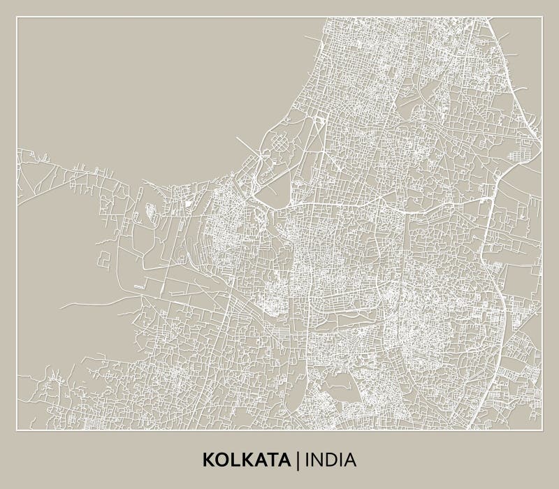 Kolkata Map. Detailed Map of Kolkata City Administrative Area ...