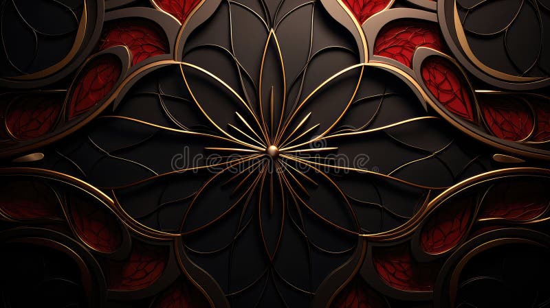 Poster Maroon and Black Background Stock Illustration - Illustration of ...