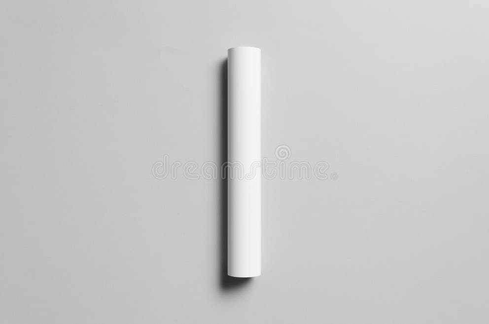 A3 Poster Mock-Up - Rolled stock image. Image of paper - 176171167