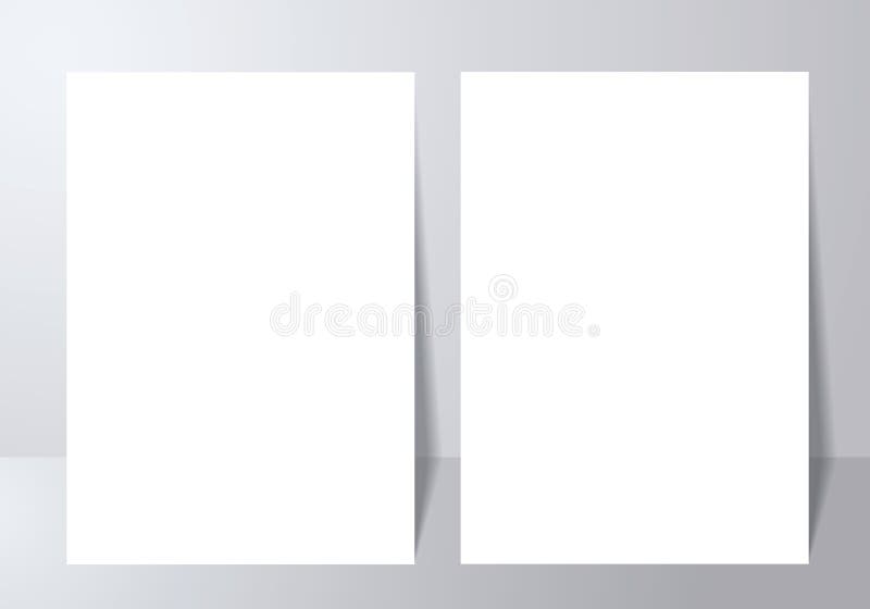Poster Mockup with Shadow. Blank Empty Template. Stock Vector ...