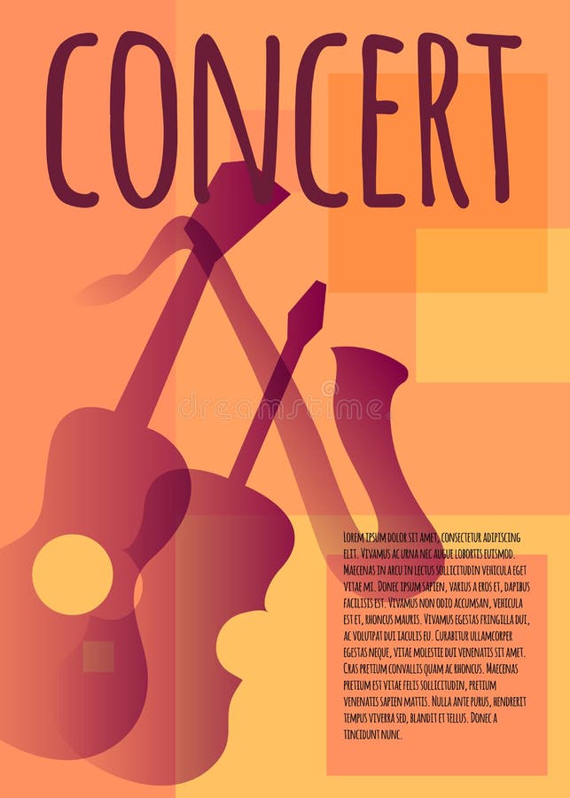 Poster with Musical Instruments Stock Vector - Illustration of graphic ... Poster with Musical Instruments Stock Vector - Illustration of graphic ...