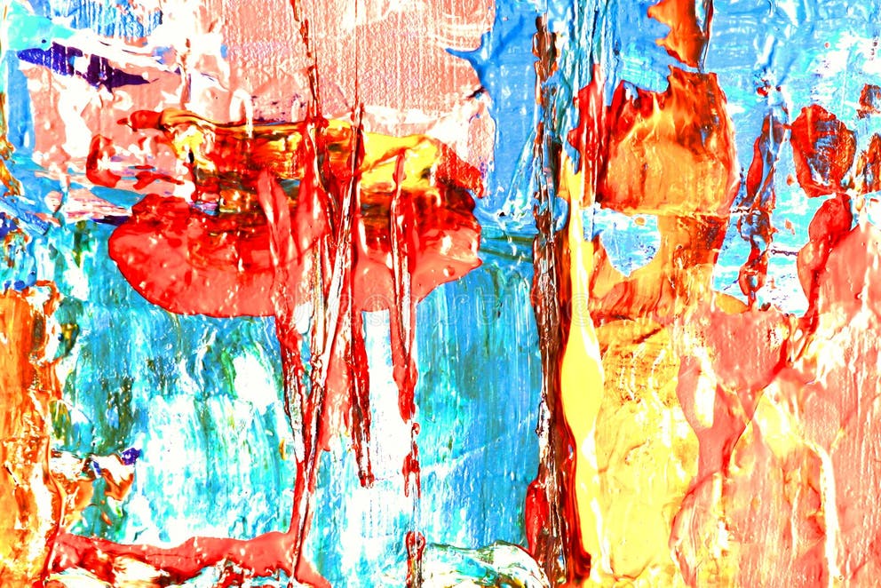 Poster Paint Effect Template for Designing Purpose. Stock Photo - Image ...