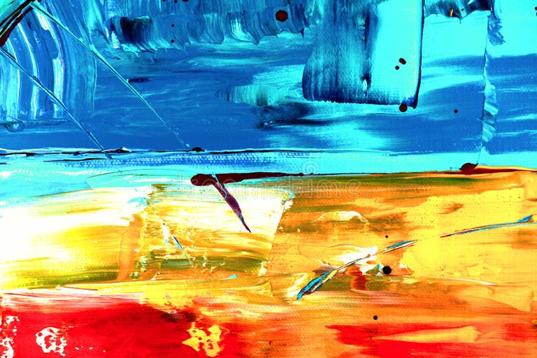 Poster Paint Effect Template for Designing Purpose. Stock Image - Image ...