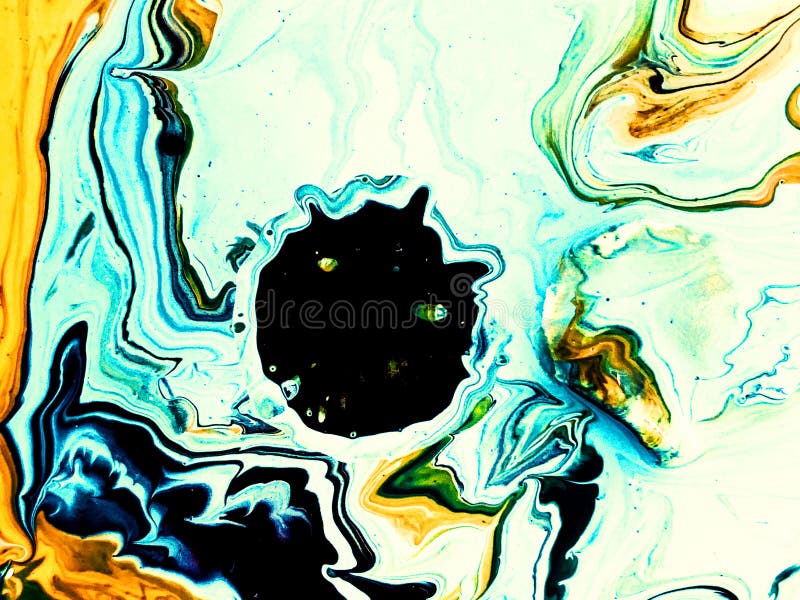 Poster Paint Effect Template for Designing Purpose. Stock Photo - Image ...