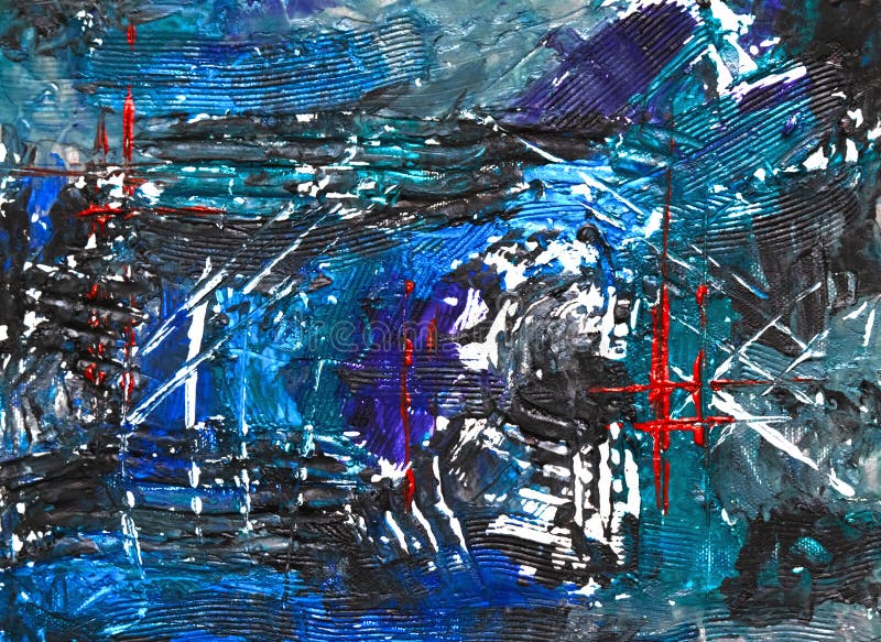 Poster Paint Effect Template for Designing Purpose. Stock Image - Image ...