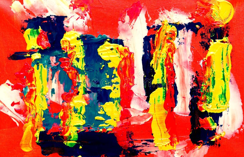 Poster Paint Effect Template for Designing Purpose. Stock Photo - Image ...