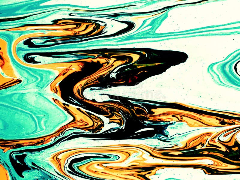 Poster Paint Effect Template for Designing Purpose. Stock Photo - Image ...