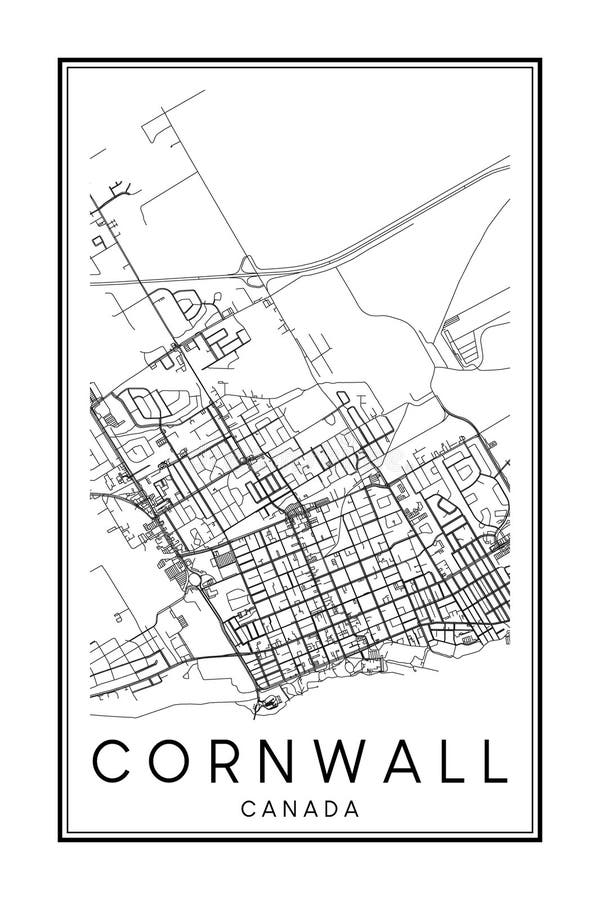 Cornwall Map Stock Illustrations – 252 Cornwall Map Stock Illustrations ...