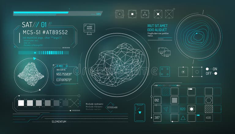 Set of Infographic Elements about the Study of Rocks. Stock Vector ...