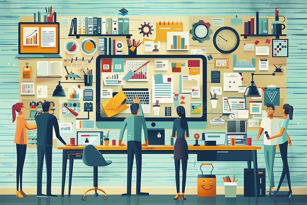 Poster Showcasing Innovative and Collaborative Tools with a Team ...