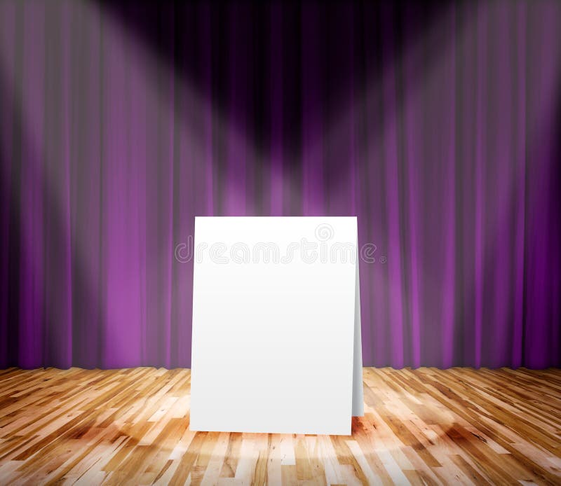 Poster Standing Stage Information Message Stock Photos - Free & Royalty ...