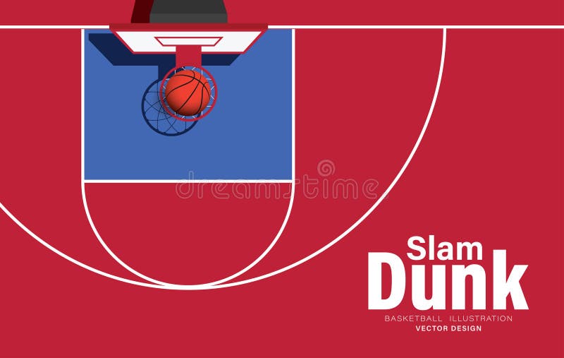 Poster Template for a Basketball Tournament Design. Stock Vector ...