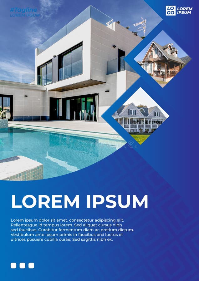 Poster template design stock vector. Illustration of modern - 281897499