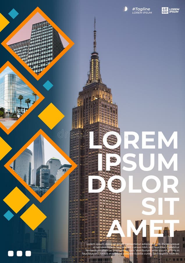 Poster template design stock vector. Illustration of geometric - 281897585