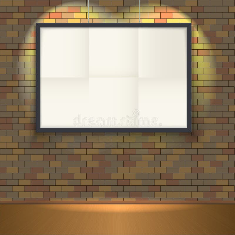 Poster Template with Frame. Easy To Edit Stock Vector - Illustration of ...