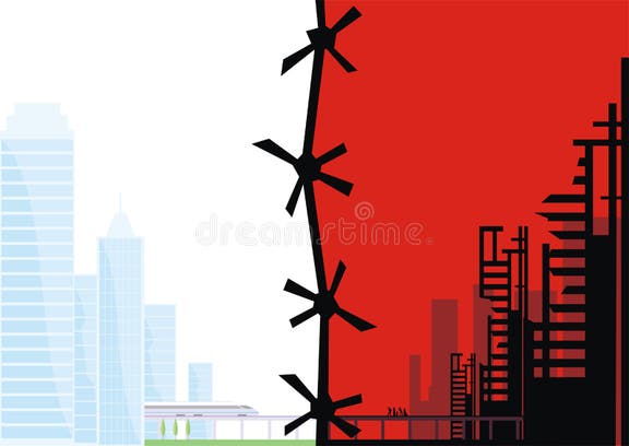 Poster Template about Migrants Stock Vector - Illustration of leaflet ...
