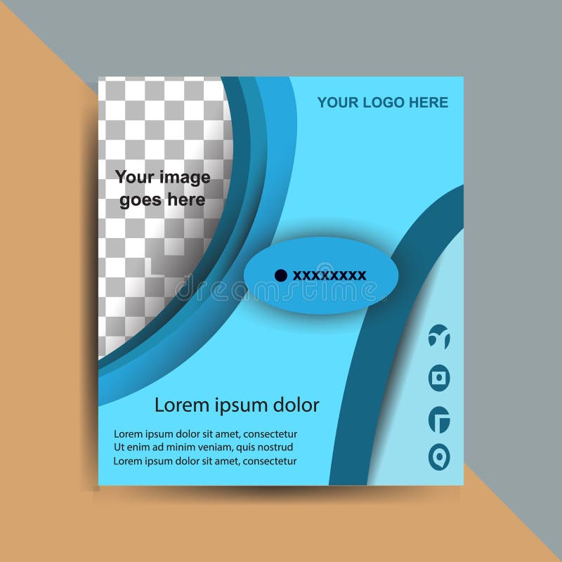 Poster Template Vector Art Design Stock Vector - Illustration of design ...