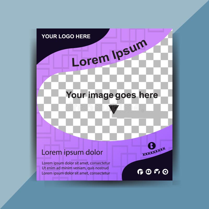 Poster Template Vector Art Design Stock Vector - Illustration of poster ...