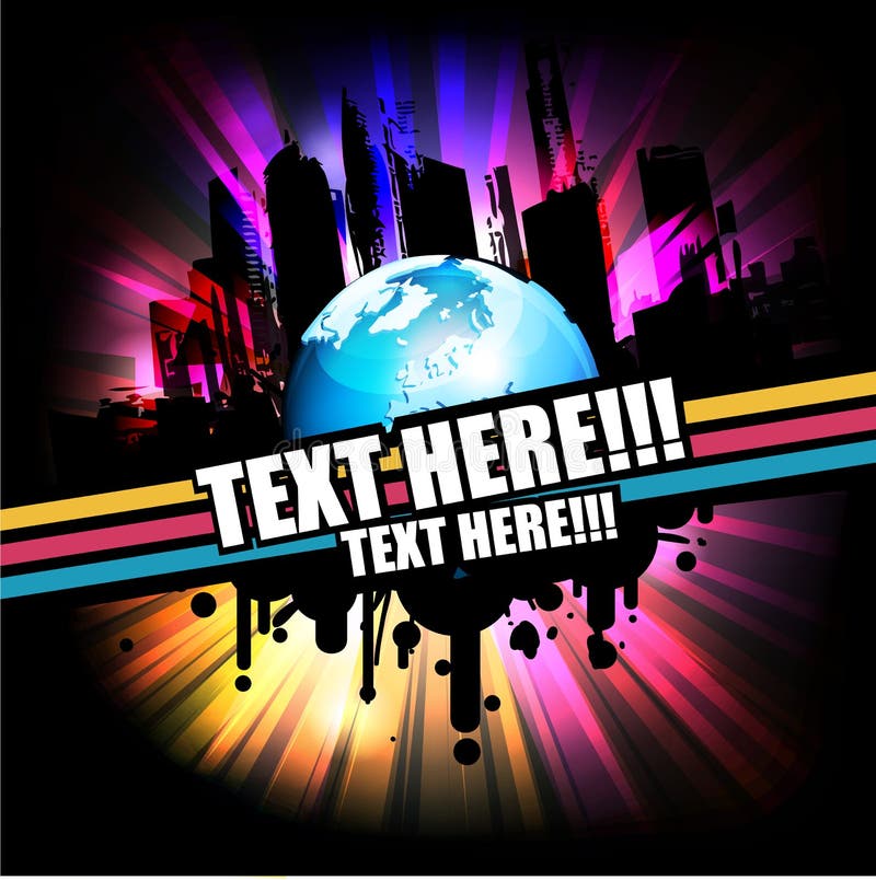 Poster template. Vector stock vector. Illustration of audio - 50345323