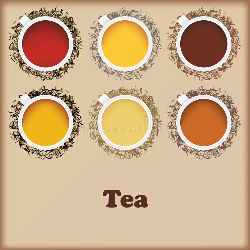 Tea poster stock illustration. Illustration of beverage - 300820647