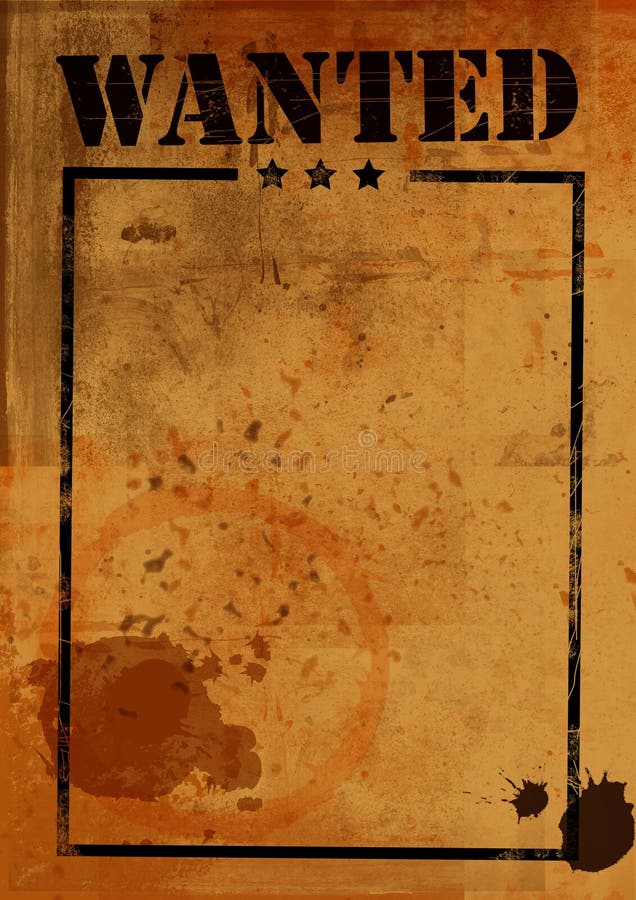 Most wanted poster stock illustration. Illustration of gang - 12138338