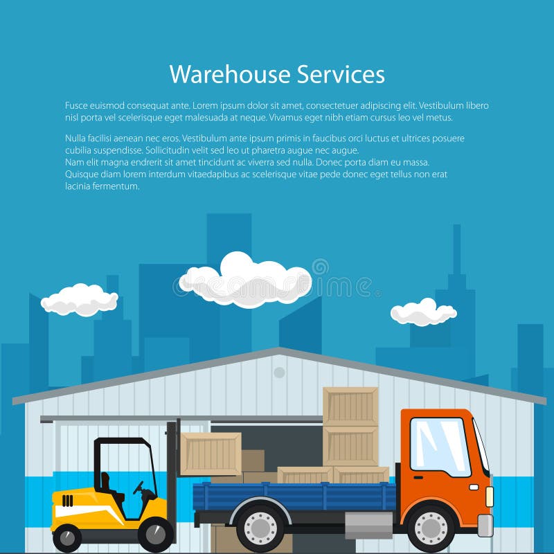 Warehouse Storage Flyer Stock Illustrations – 223 Warehouse Storage ...