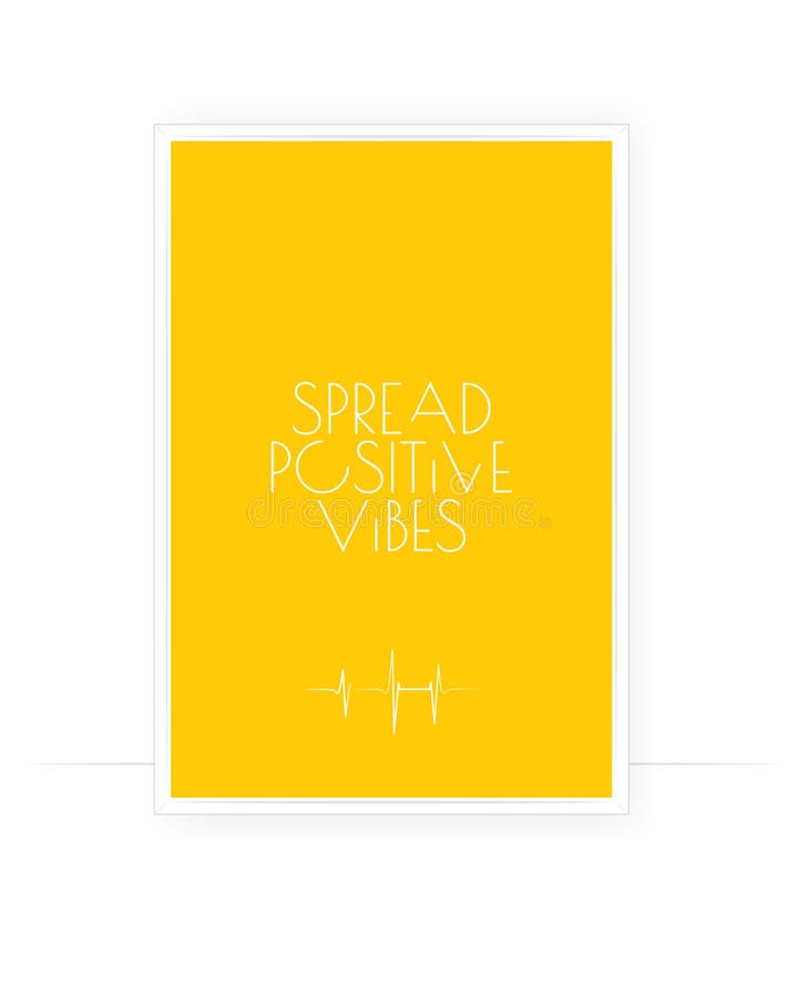 Spread Positive Vibes, Vector. Positive Quotes, Affirmation. Wording ...