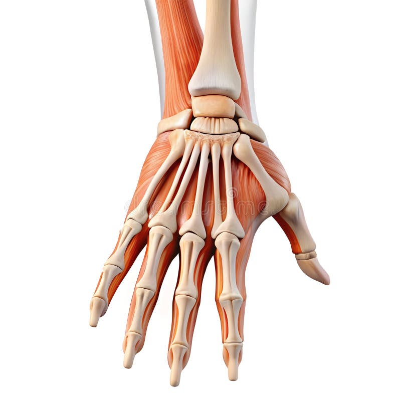 Posterior View of Extensor Retinaculum Spanning Across Wrist X-ray ...