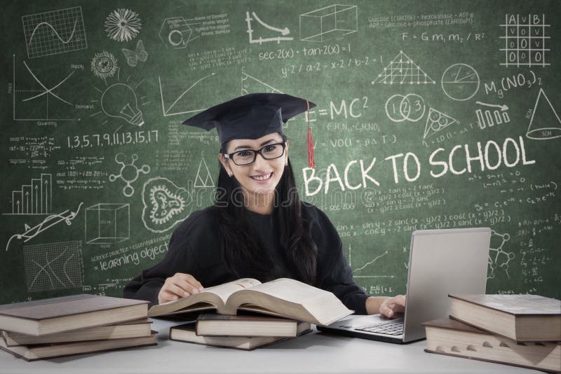 Postgraduate Studying in Class Stock Photo - Image of girl, female ...