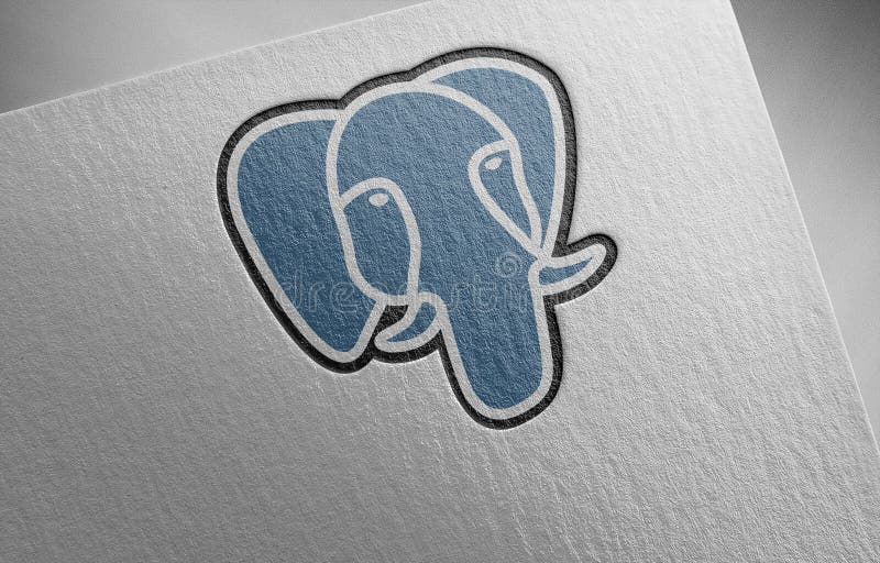 Postgresql On Paper Texture Editorial Photo Image Of University