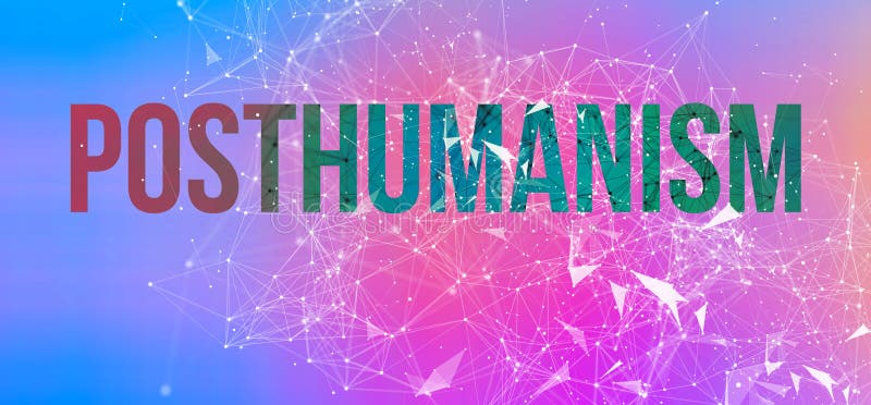 Posthumanism Theme with DNA and Abstract Lines Stock Image - Image of ...