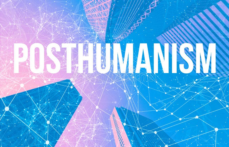 Posthumanism Theme with DNA and Abstract Lines Stock Image - Image of ...