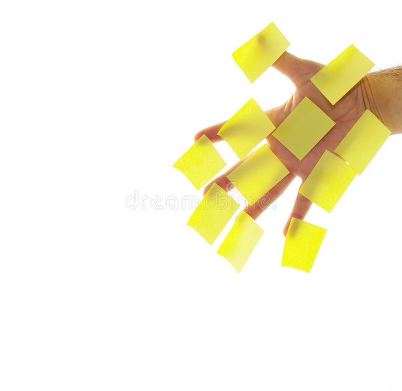 Posticks stock photo. Image of forgetfulness, yeloy, remember - 7514064
