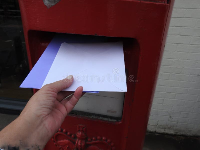 Posting letters editorial image. Image of royal, collection - 196761920
