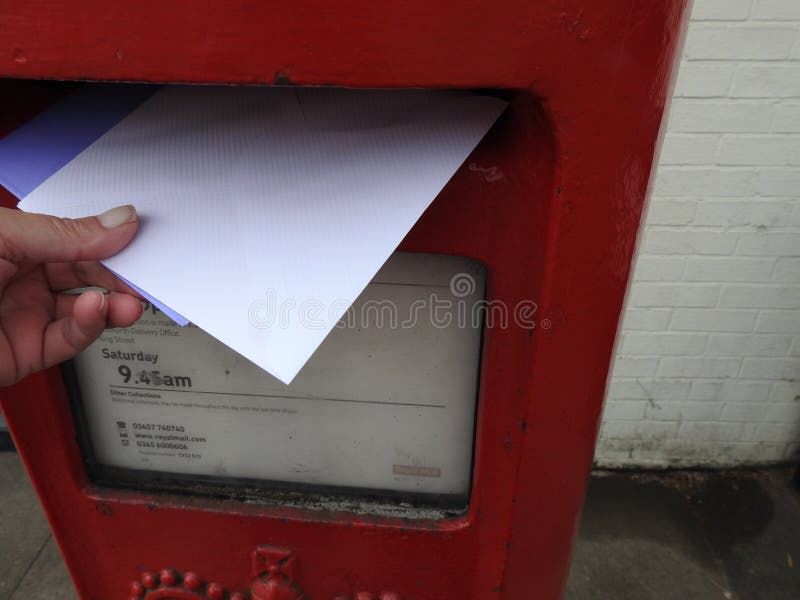 Posting letters editorial stock image. Image of posting - 196761934