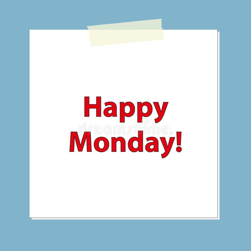 Happy Monday Stock Illustrations – 18,617 Happy Monday Stock ...